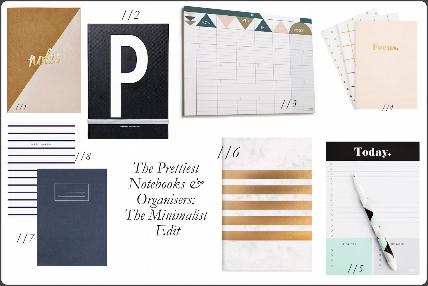 The Prettiest Notebook Edit - Minimalist » Wolf & Stag